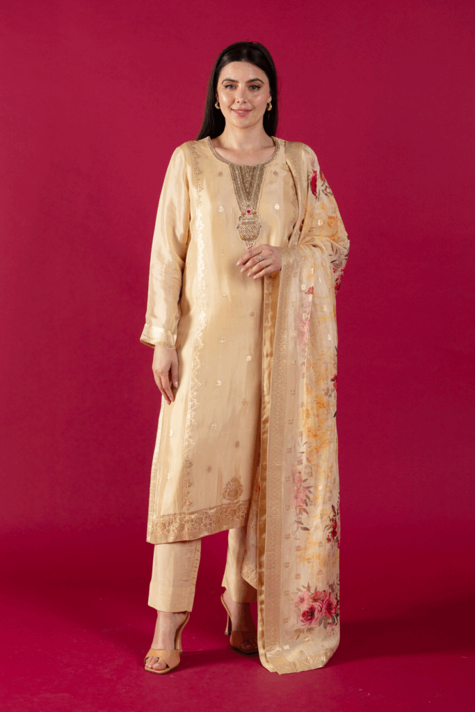 Mahboob luxe collection 3 piece banarsi suit