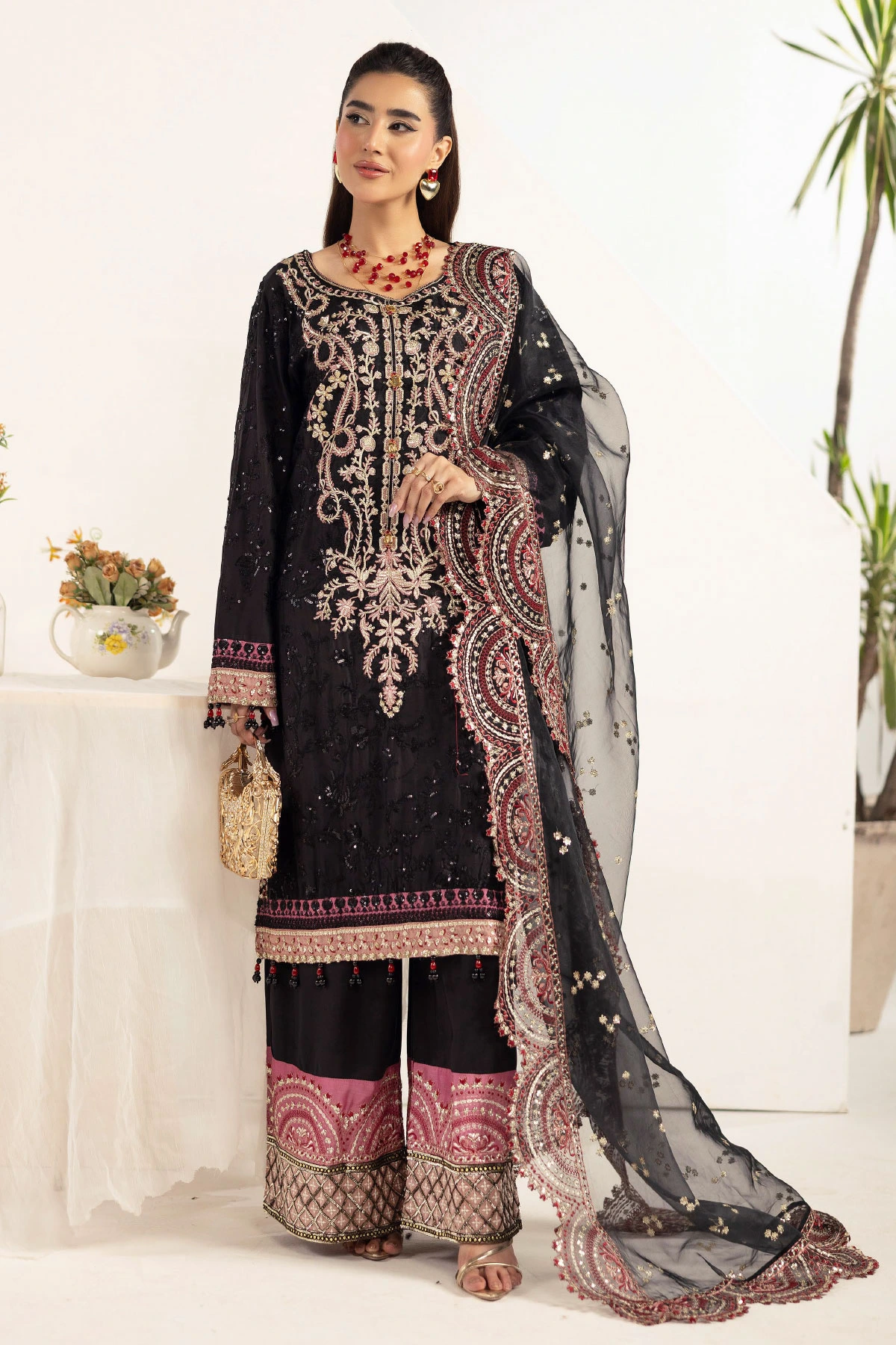 Ivana Mir 3 piece luxe embroidered collection