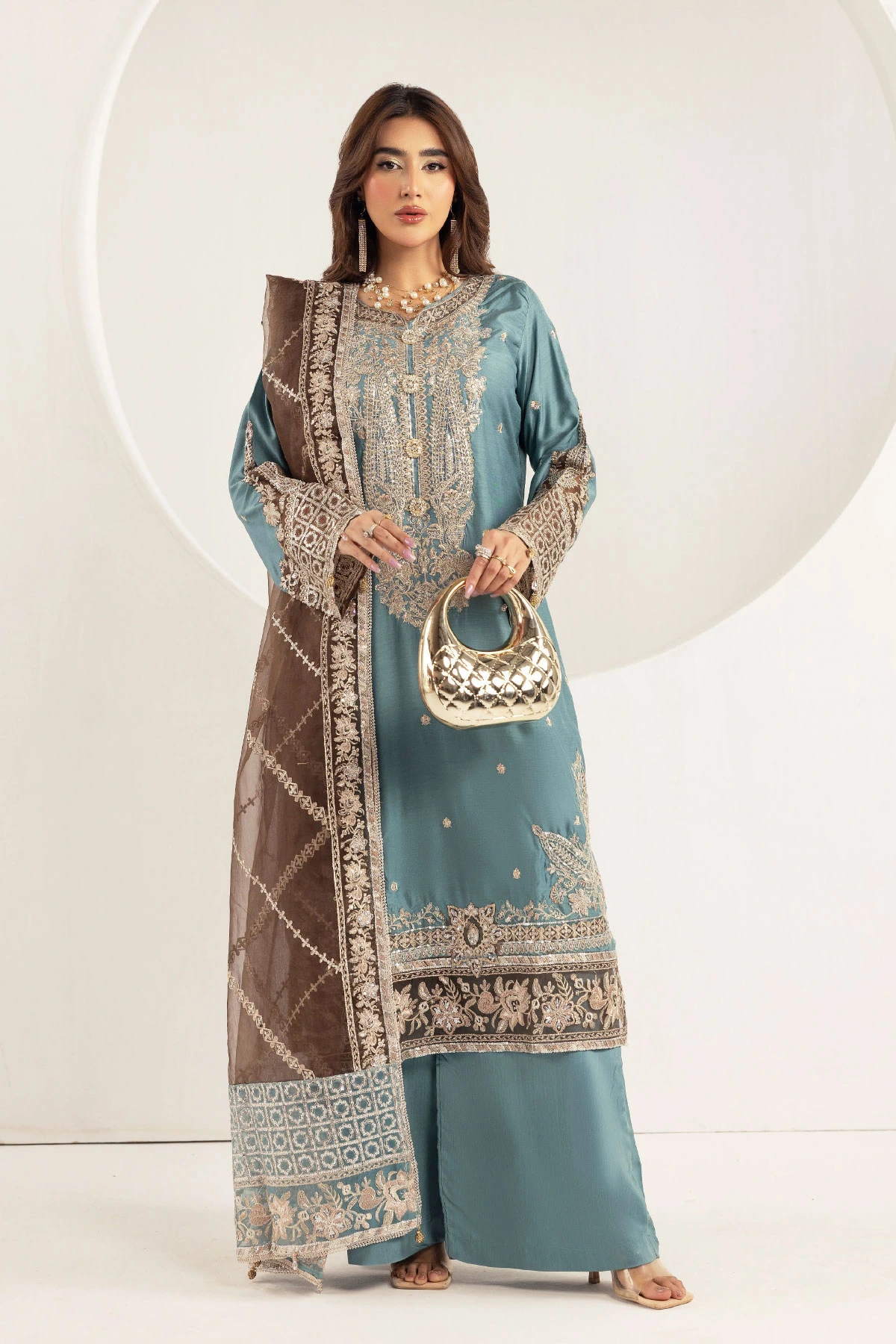 Ivana Mir 3 piece lux embroidered collection
