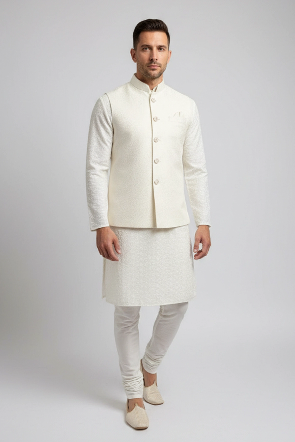 Men's luxury brocade waistcoat